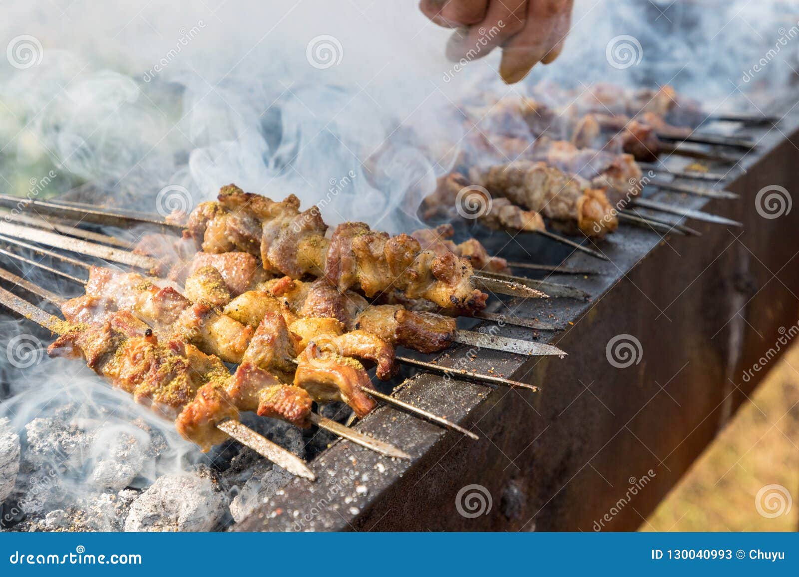 Xinjiang roast lamb kebabs stock image. Image of journey - 130040993