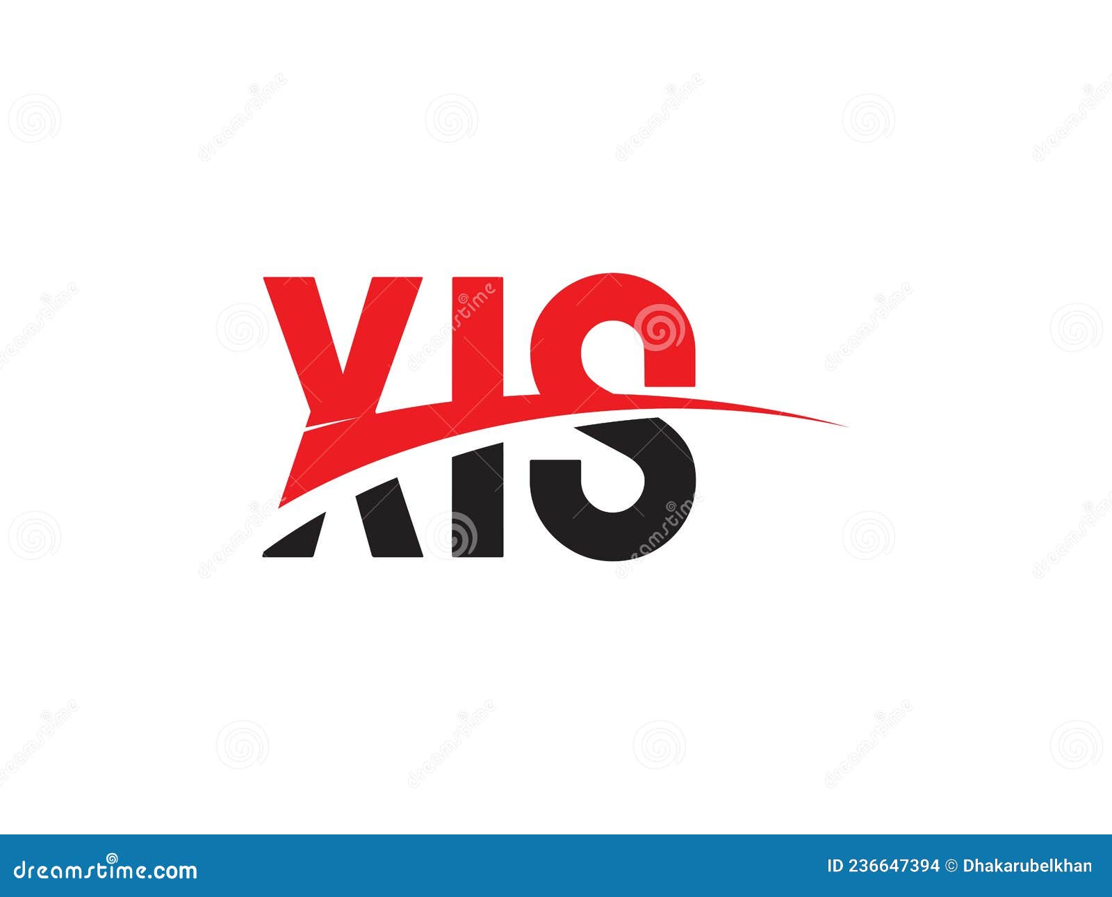 XIS Letter Initial Logo Design Vector Illustration Stock Vector ...