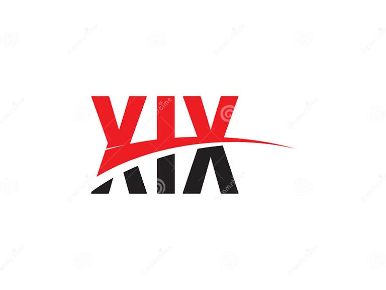 XIX Letter Initial Logo Design Vector Illustration Stock Vector ...