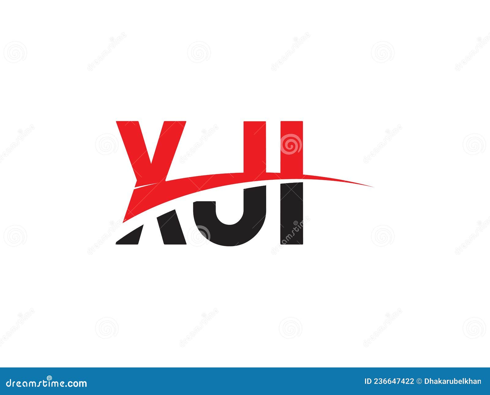 XJI Letter Initial Logo Design Vector Illustration Stock Vector ...