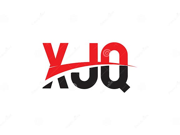 XJQ Letter Initial Logo Design Vector Illustration Stock Vector - Illustration of arrow, font ...