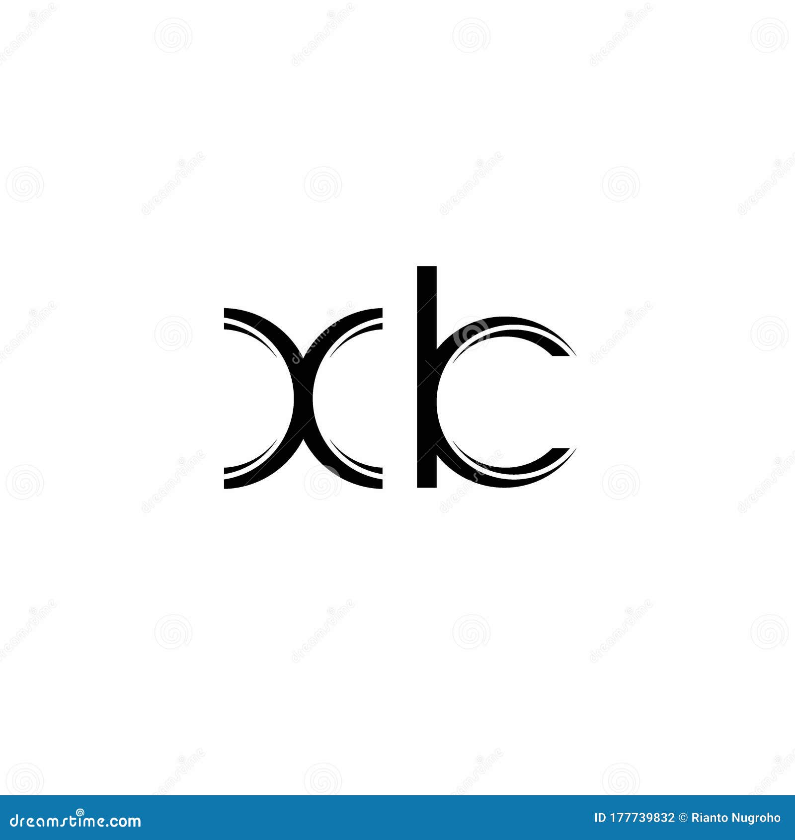 XK Logo Monogram with Slice Rounded Modern Design Template Stock Vector ...