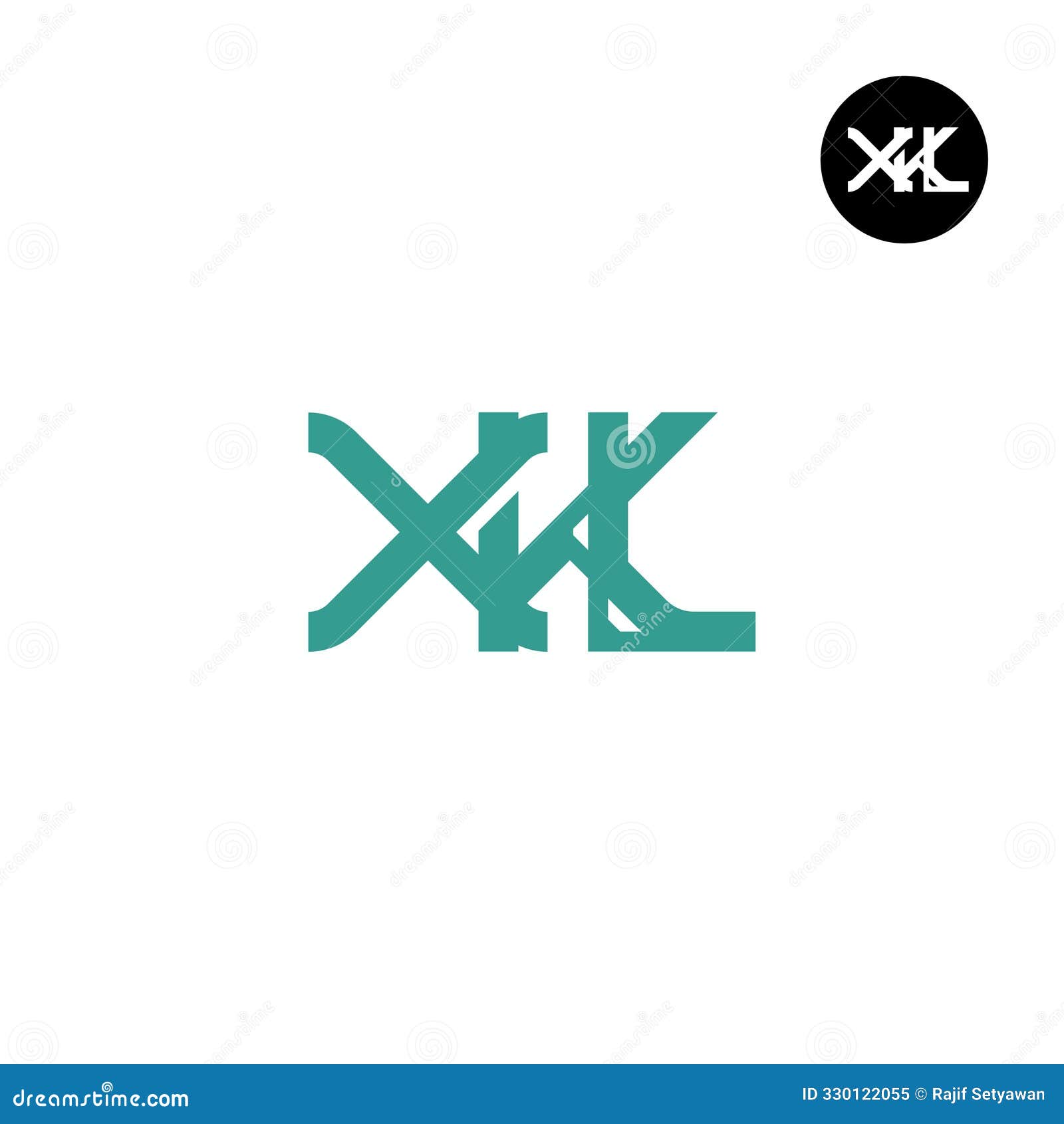 XKL Logo Letter Monogram Design Stock Vector - Illustration of names ...