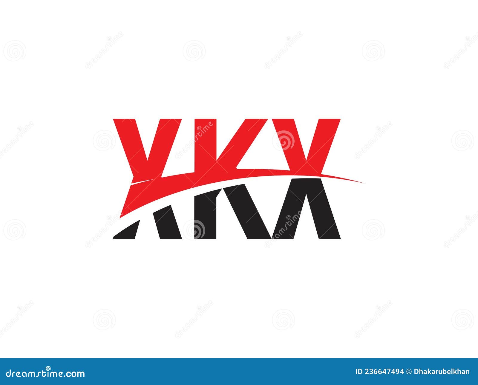 XKX Letter Initial Logo Design Vector Illustration Stock Vector ...