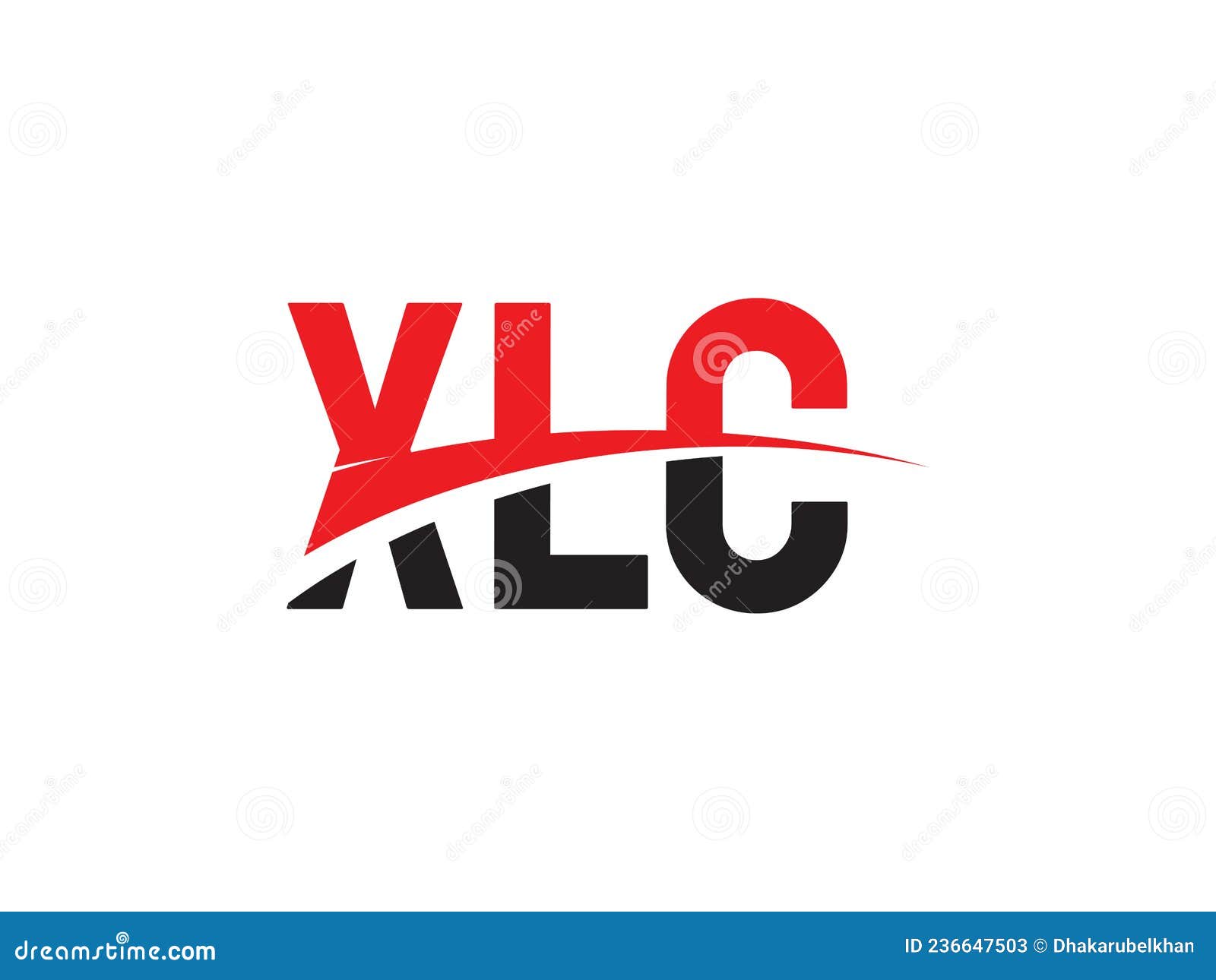 XLC Letter Initial Logo Design Vector Illustration Stock Vector ...