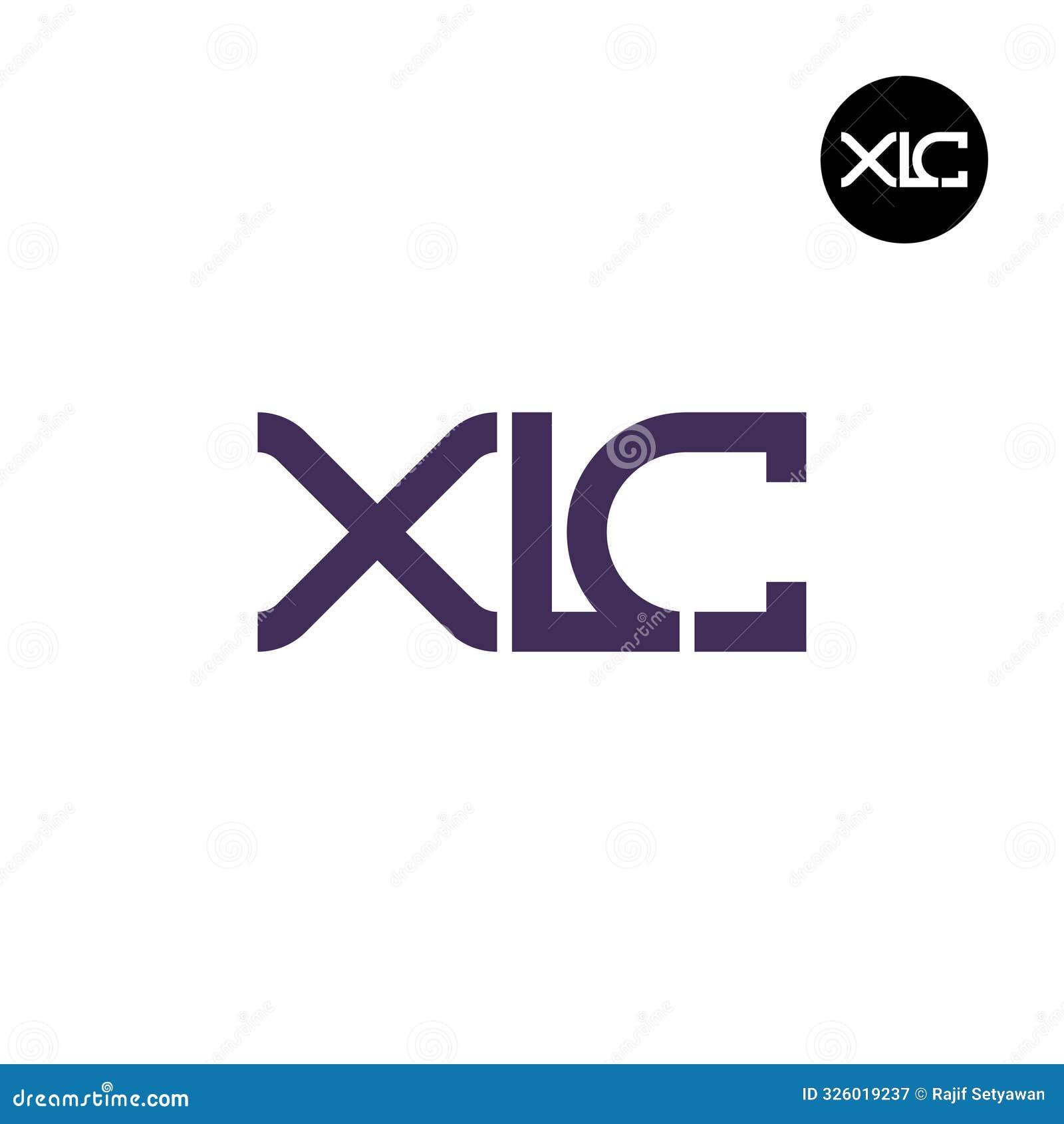 XLC Logo Letter Monogram Design Stock Vector - Illustration of ...