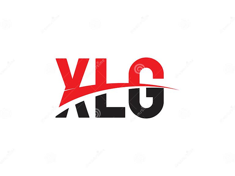 XLG Letter Initial Logo Design Vector Illustration Stock Vector ...