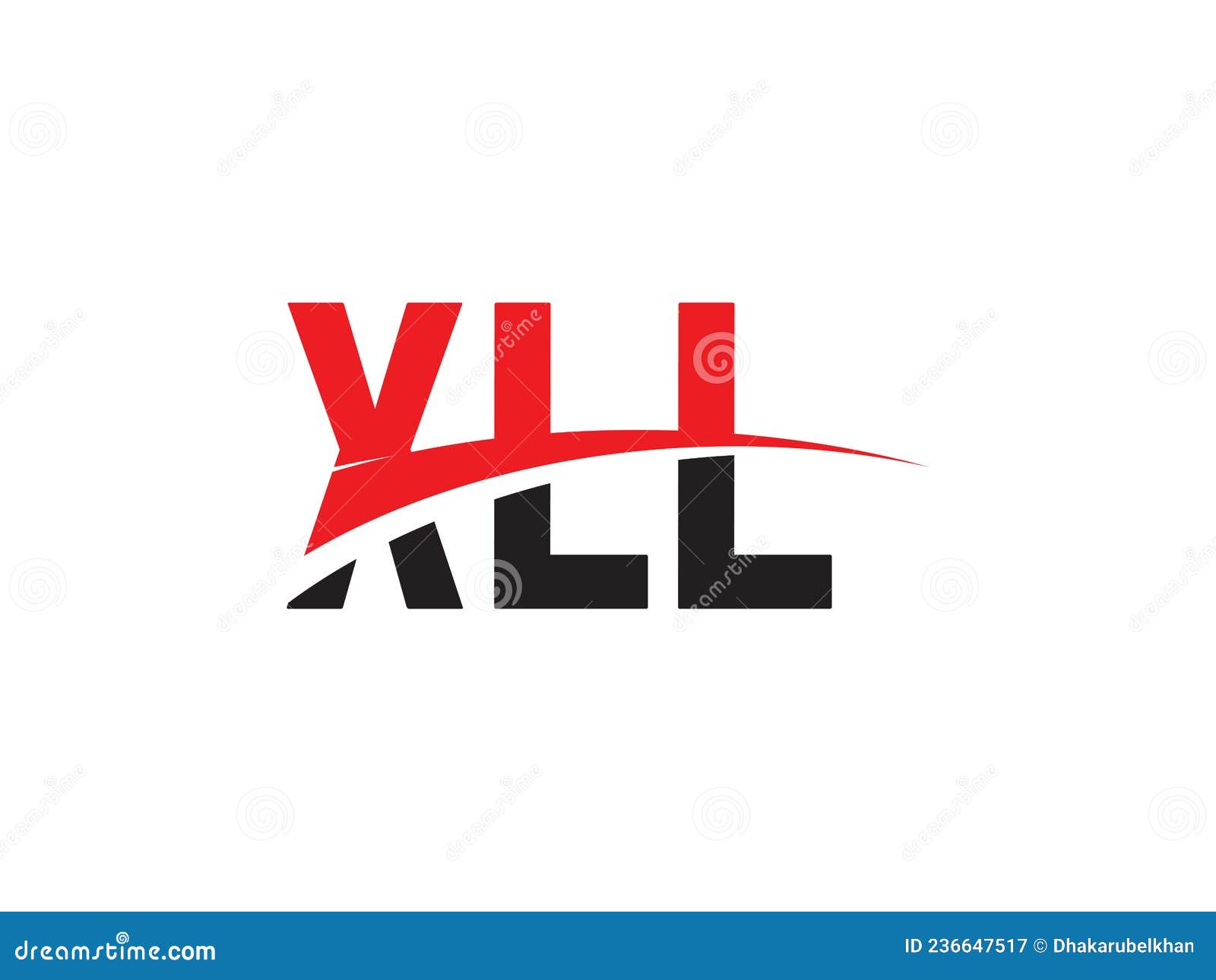 XLL Letter Initial Logo Design Vector Illustration Stock Vector ...