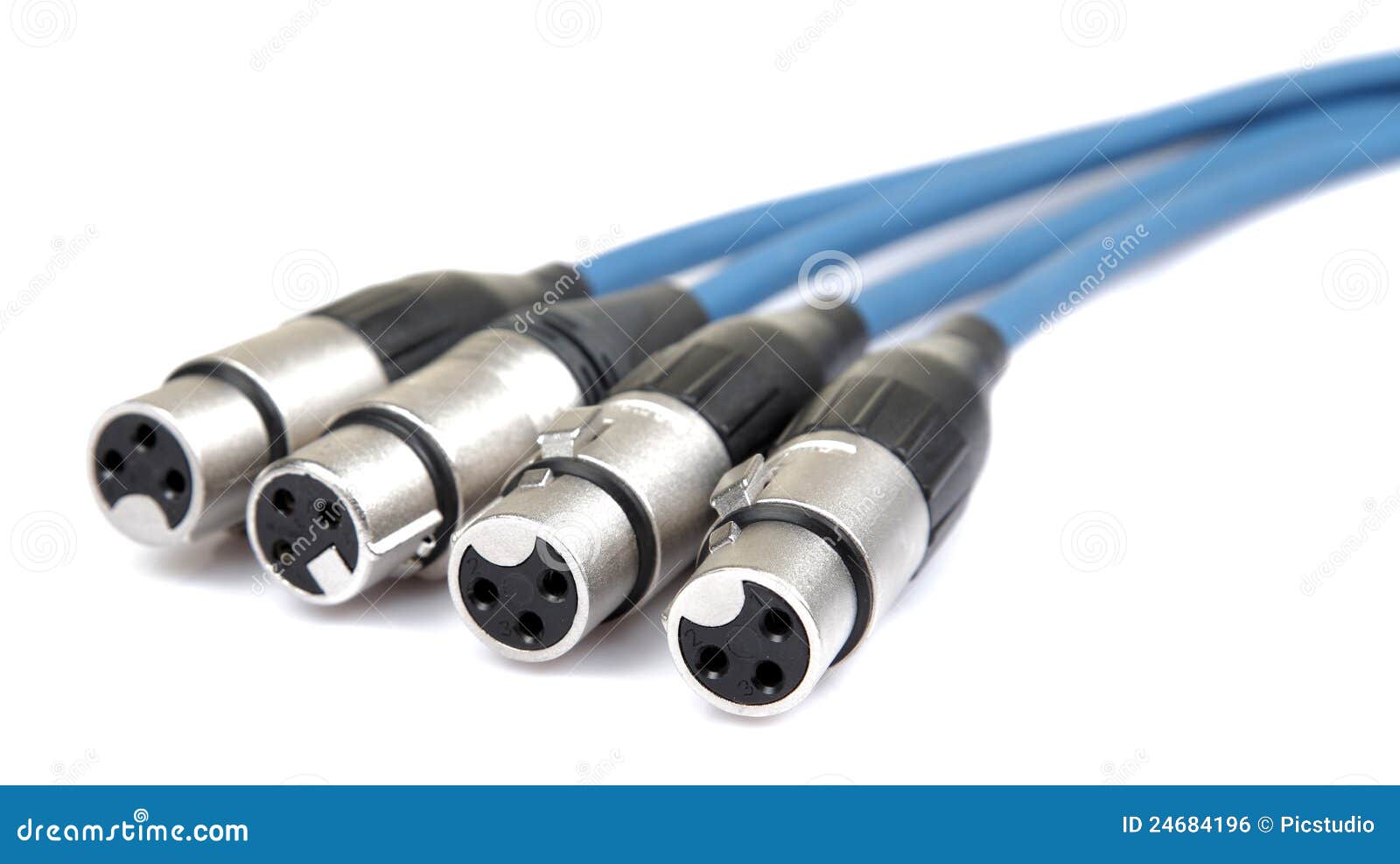 Xlr cables stock photo. Image of wire, cables, holes - 24684196