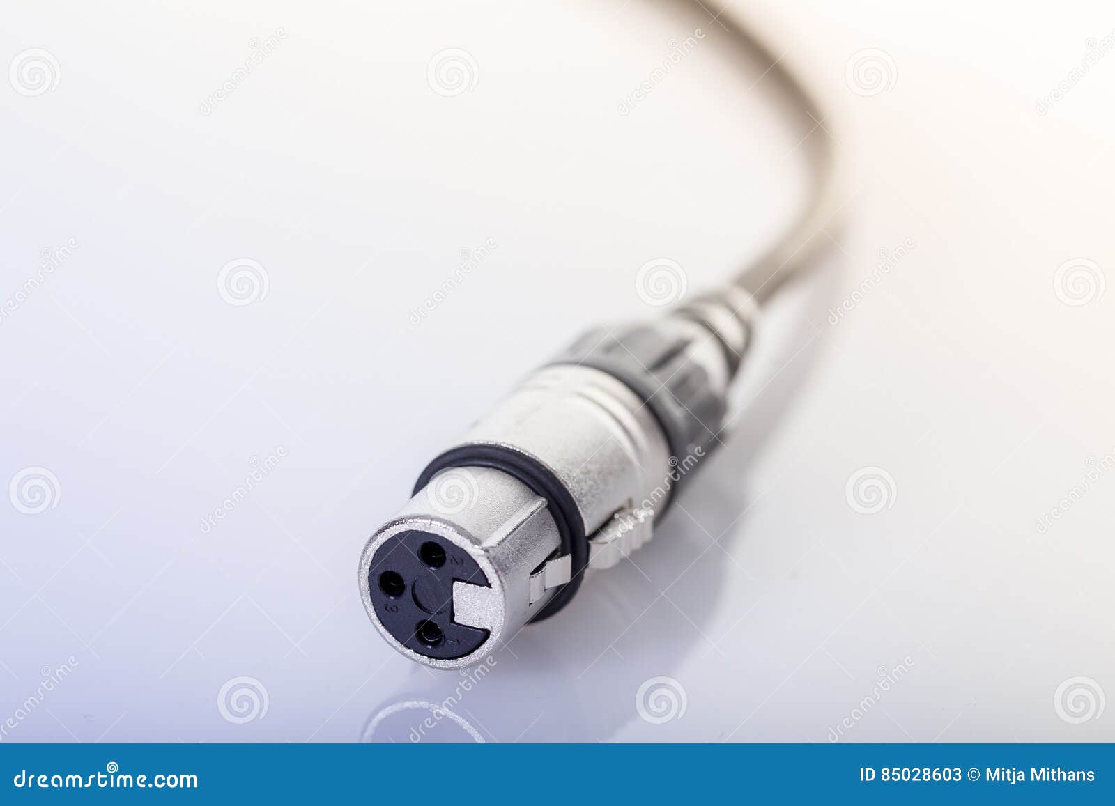 XLR plug stock image. Image of plug, electric, colored - 85028603