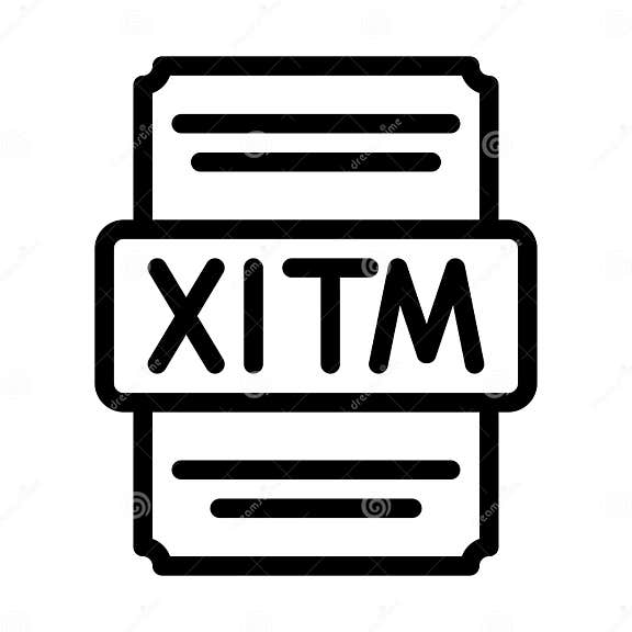 Xltm Icons File Type. Spreadsheet Files Document Icon with Outline ... Xltm Icons File Type. Spreadsheet Files Document Icon with Outline ...