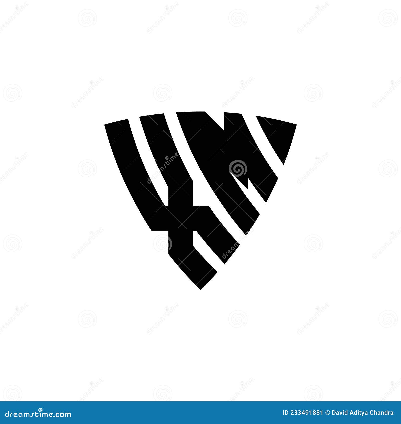 XM Logo Monogram Triangle Shield Style Stock Vector - Illustration of ...