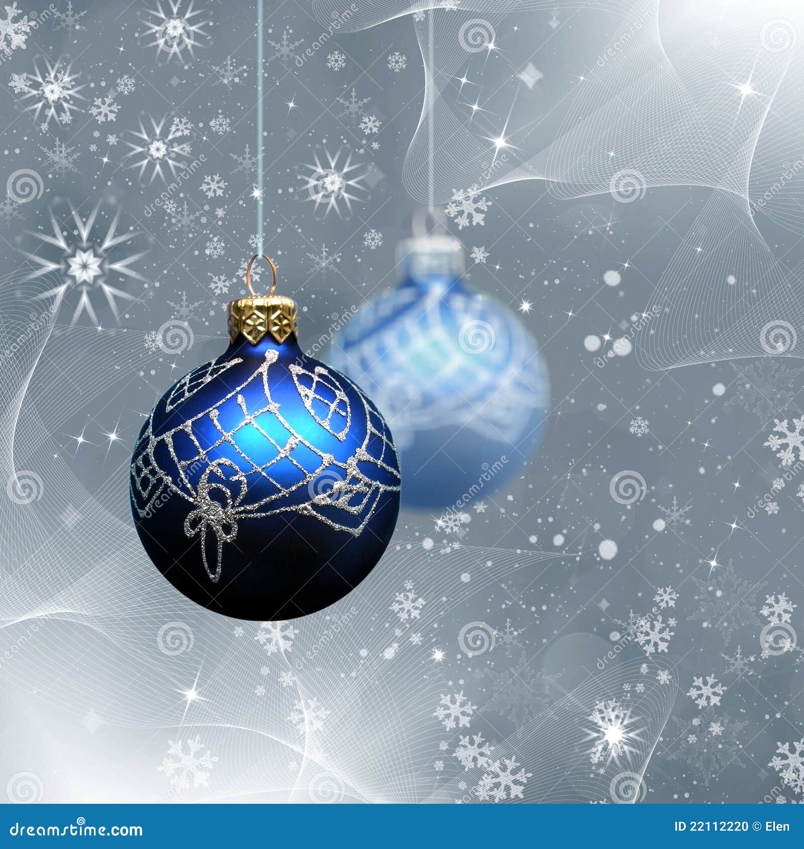 Xmas Abstract with Christmas Decor Stock Illustration - Illustration of ...