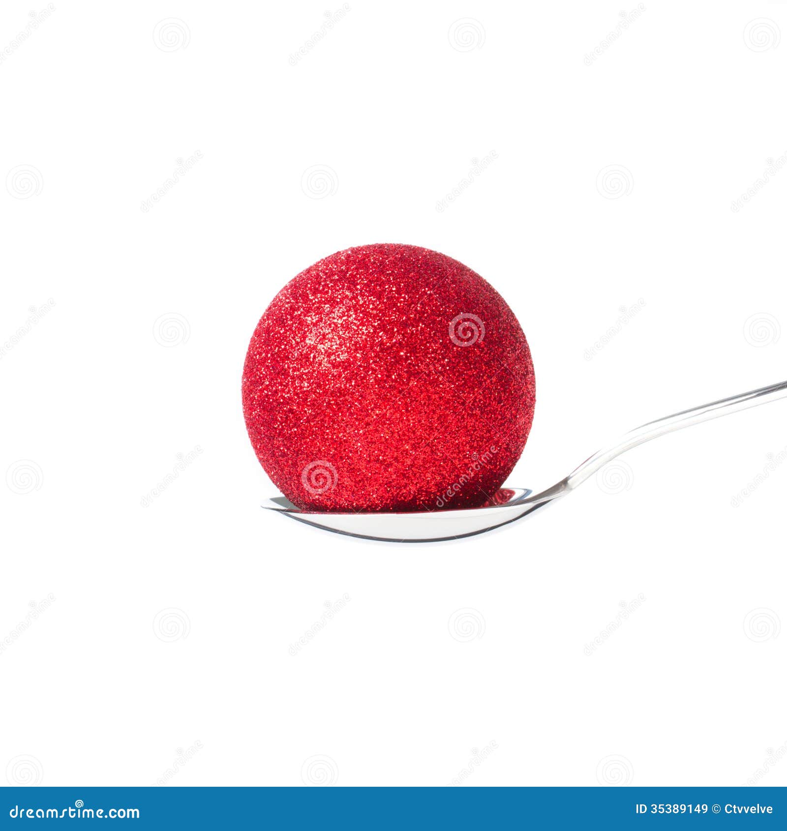 Xmas ball in the spoon stock image. Image of ornament - 35389149 Xmas ball in the spoon stock image. Image of ornament - 35389149