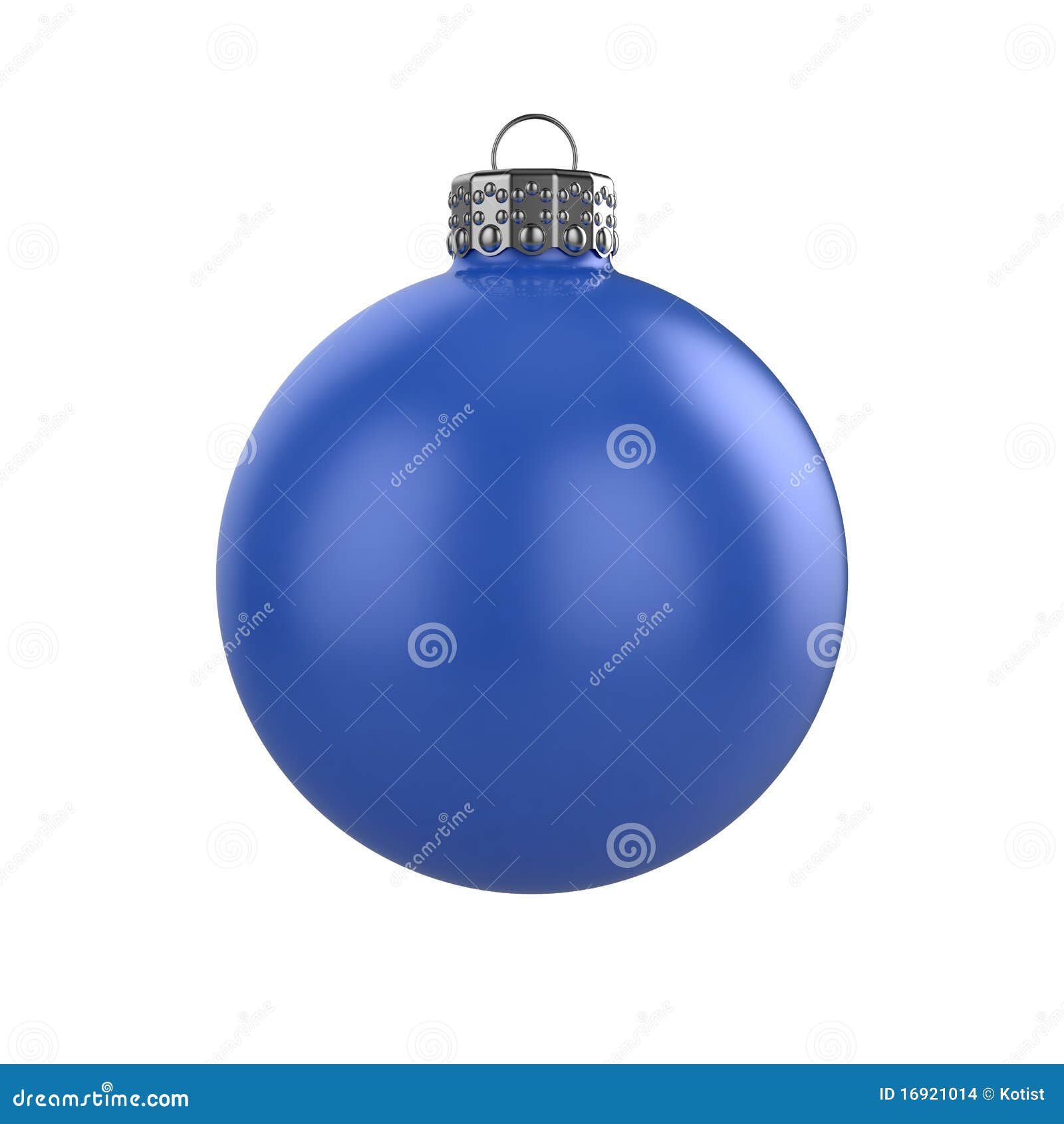 Xmas blue bauble stock illustration. Illustration of orange - 16921014