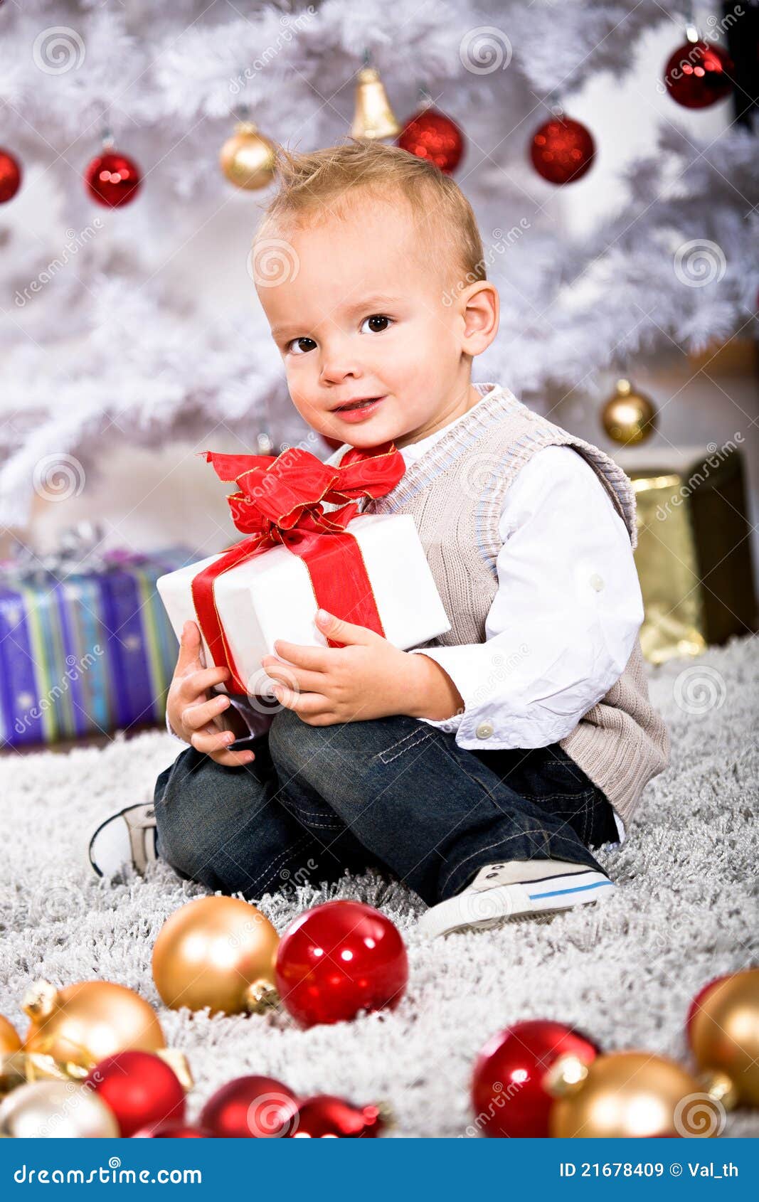 Xmas boy stock image. Image of kids, childhood, xmas - 21678409