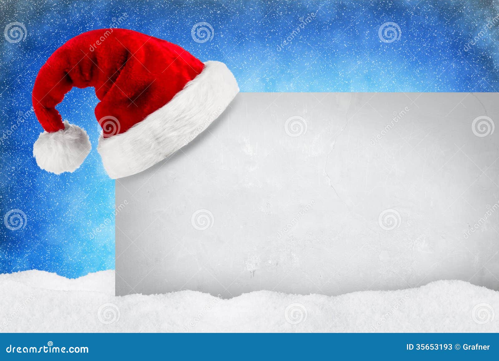 XMAS Card blue snow stock image. Image of sign, gift - 35653193