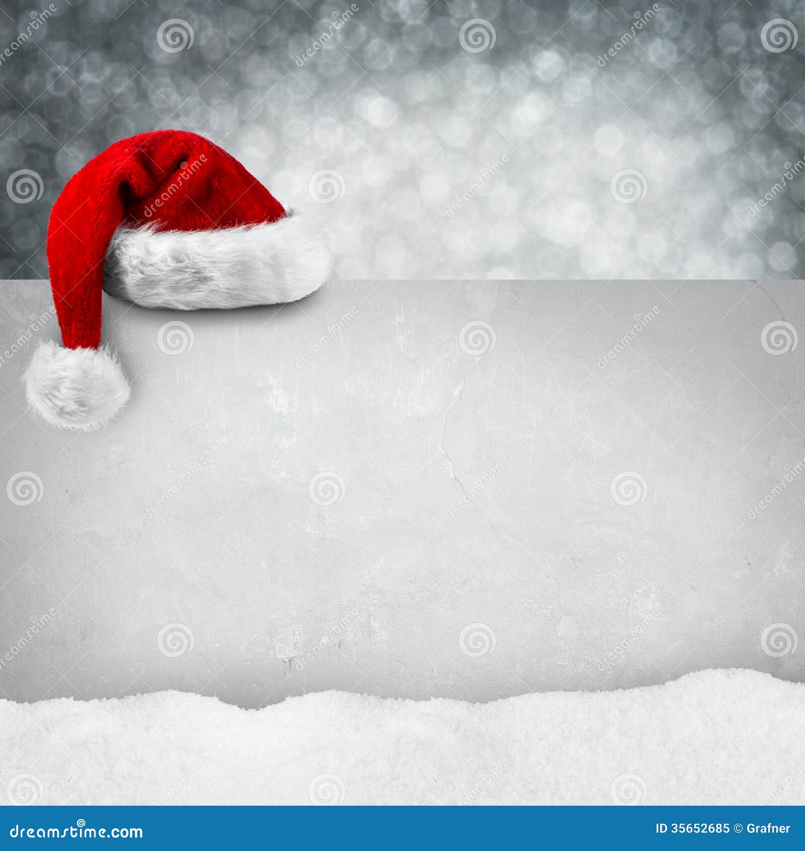 XMAS Card snow stock image. Image of snow, merry, santa - 35652685
