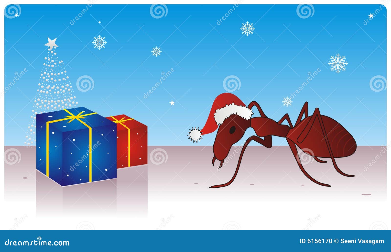 Xmas Celebration stock illustration. Illustration of night - 6156170