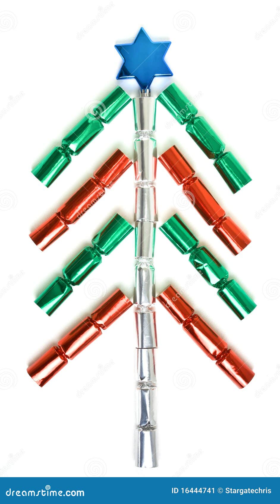 Xmas cracker tree stock image. Image of season, closeup - 16444741