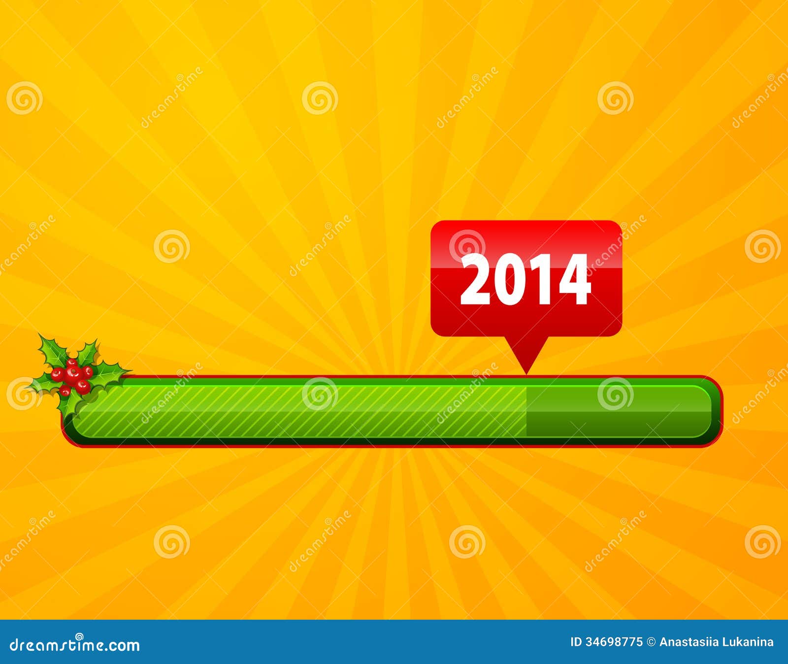 Xmas loading stock vector. Illustration of decoration - 34698775