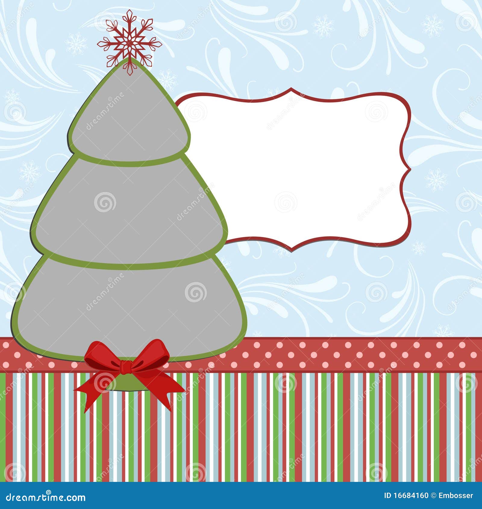 Xmas photo frame stock vector. Illustration of line, border - 16684160