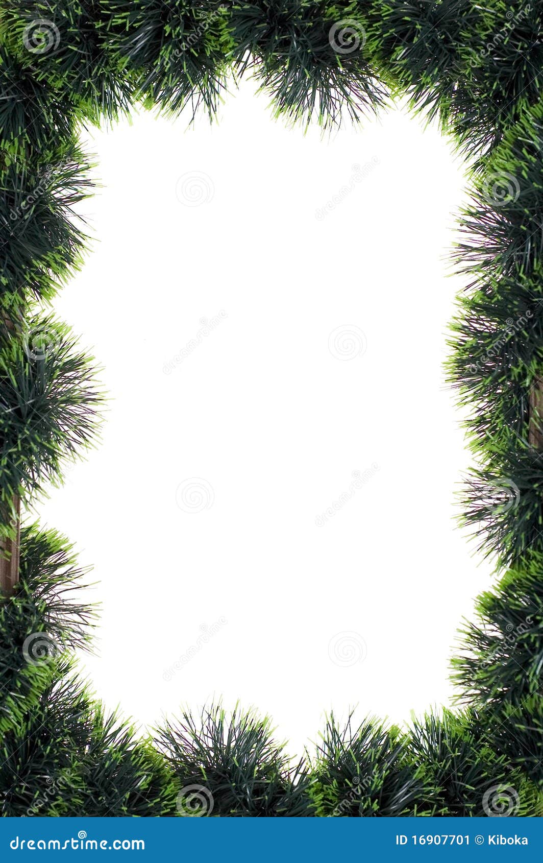 Xmas tree border stock image. Image of winter, branch - 16907701