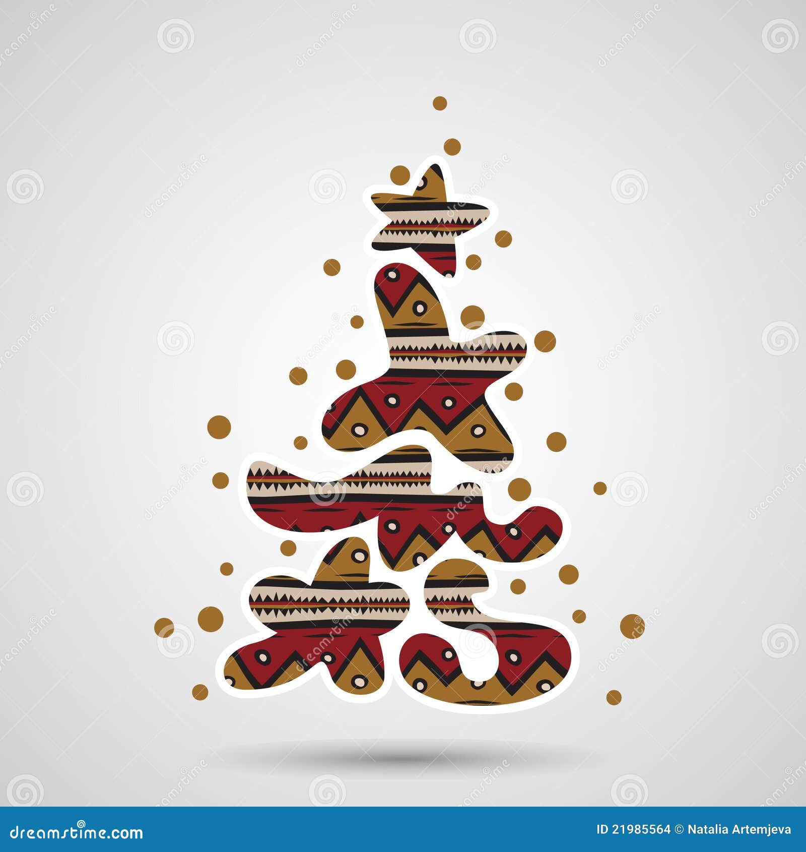 Xmas tree - graffiti text stock vector. Illustration of holiday - 21985564