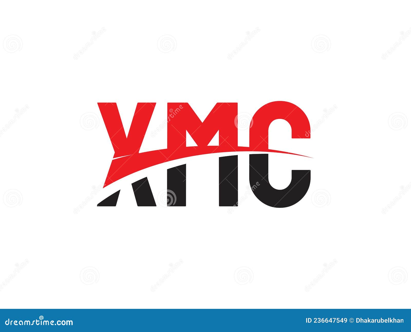 XMC Letter Initial Logo Design Vector Illustration Stock Vector ...