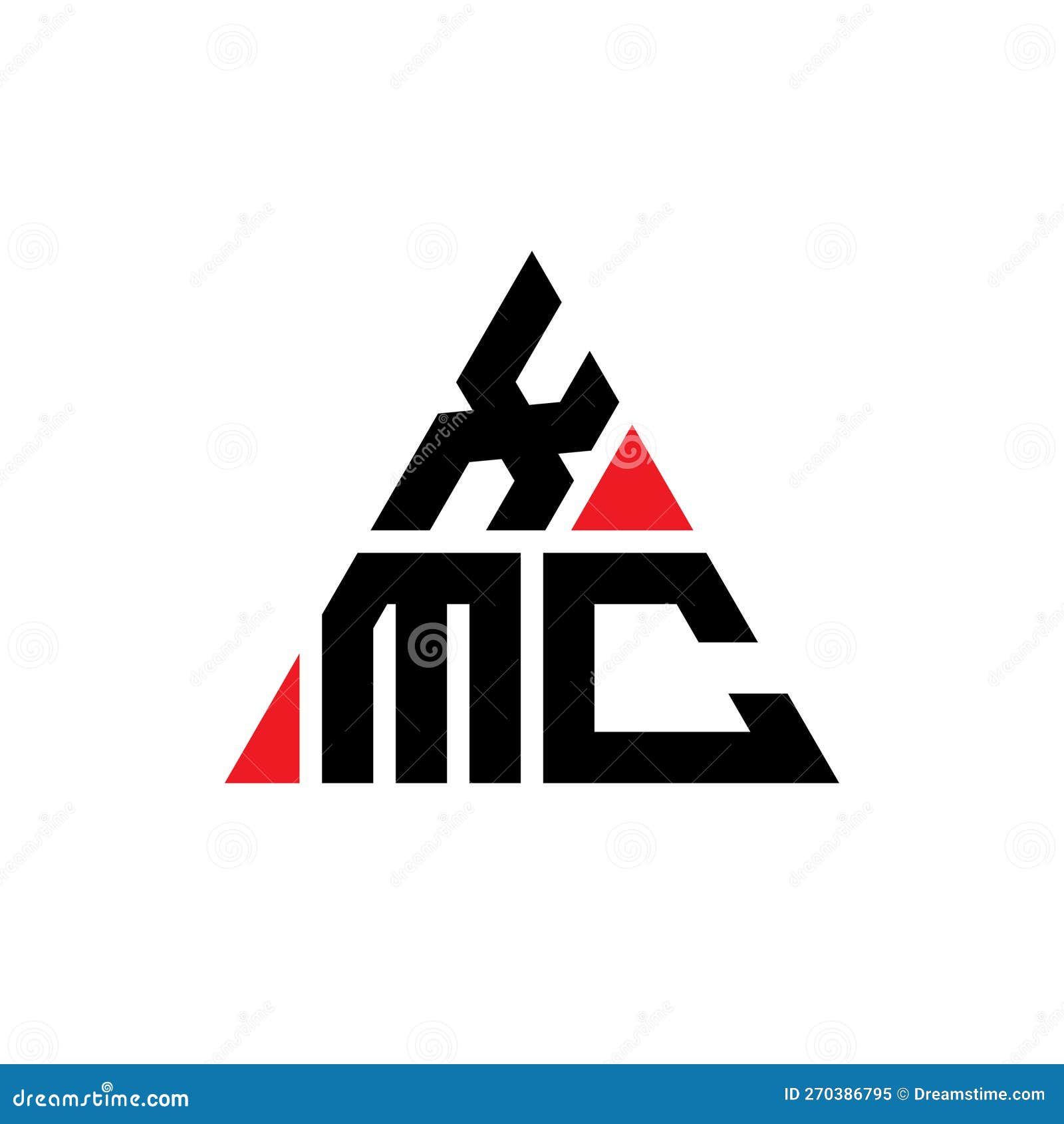 XMC Triangle Letter Logo Design with Triangle Shape. XMC Triangle Logo ...