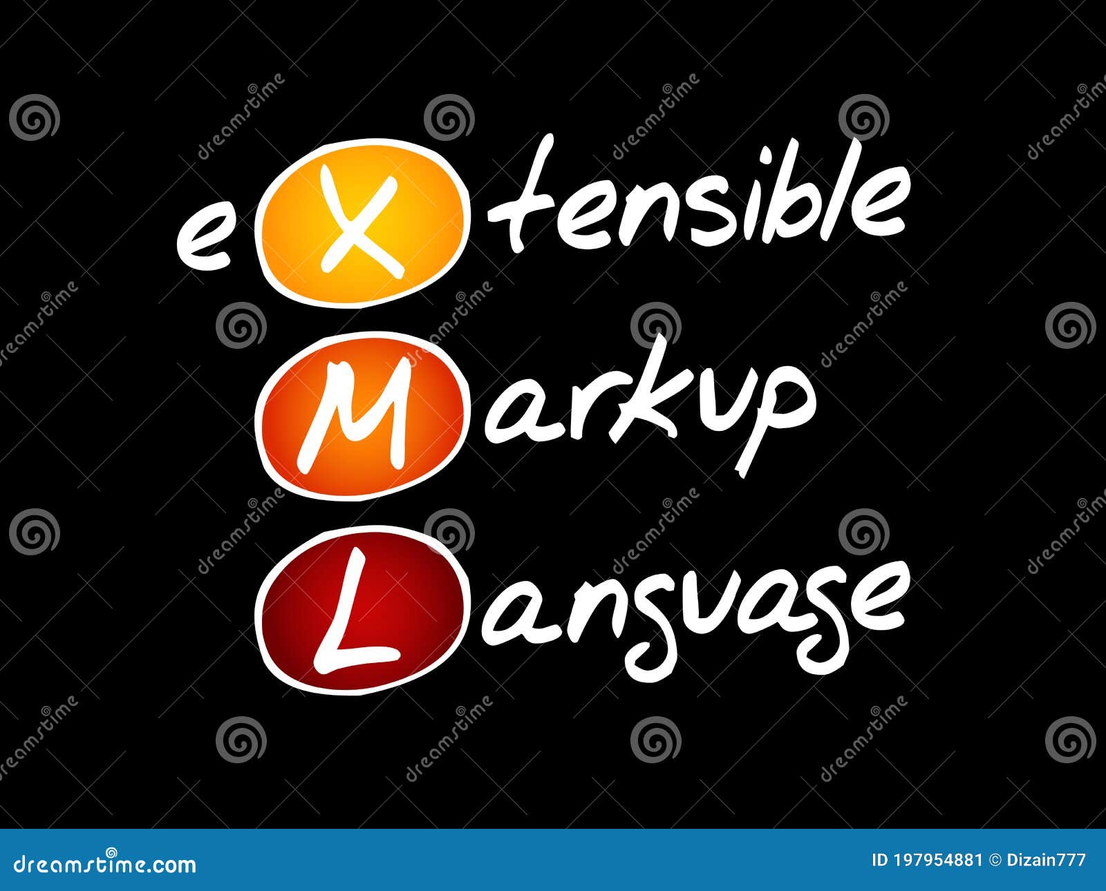 XML - EXtensible Markup Language Stock Illustration - Illustration of ... XML - EXtensible Markup Language Stock Illustration - Illustration of ...