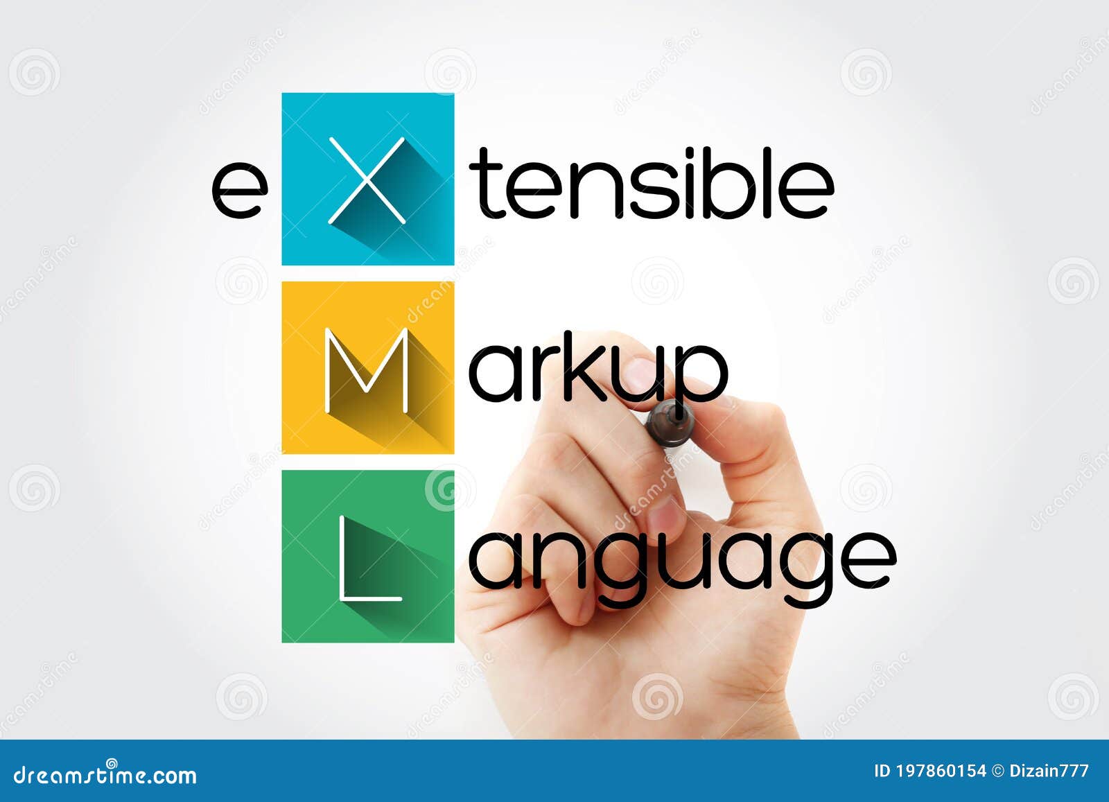 XML - EXtensible Markup Language Acronym, Technology Concept Background ... XML - EXtensible Markup Language Acronym, Technology Concept Background ...