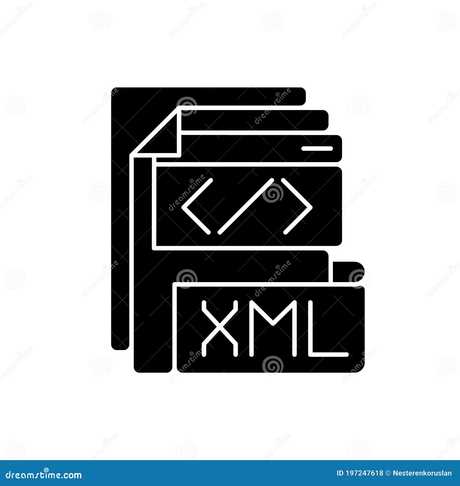 Xml File Logo Grey Xml File Document Icon Download Xml Button Icon