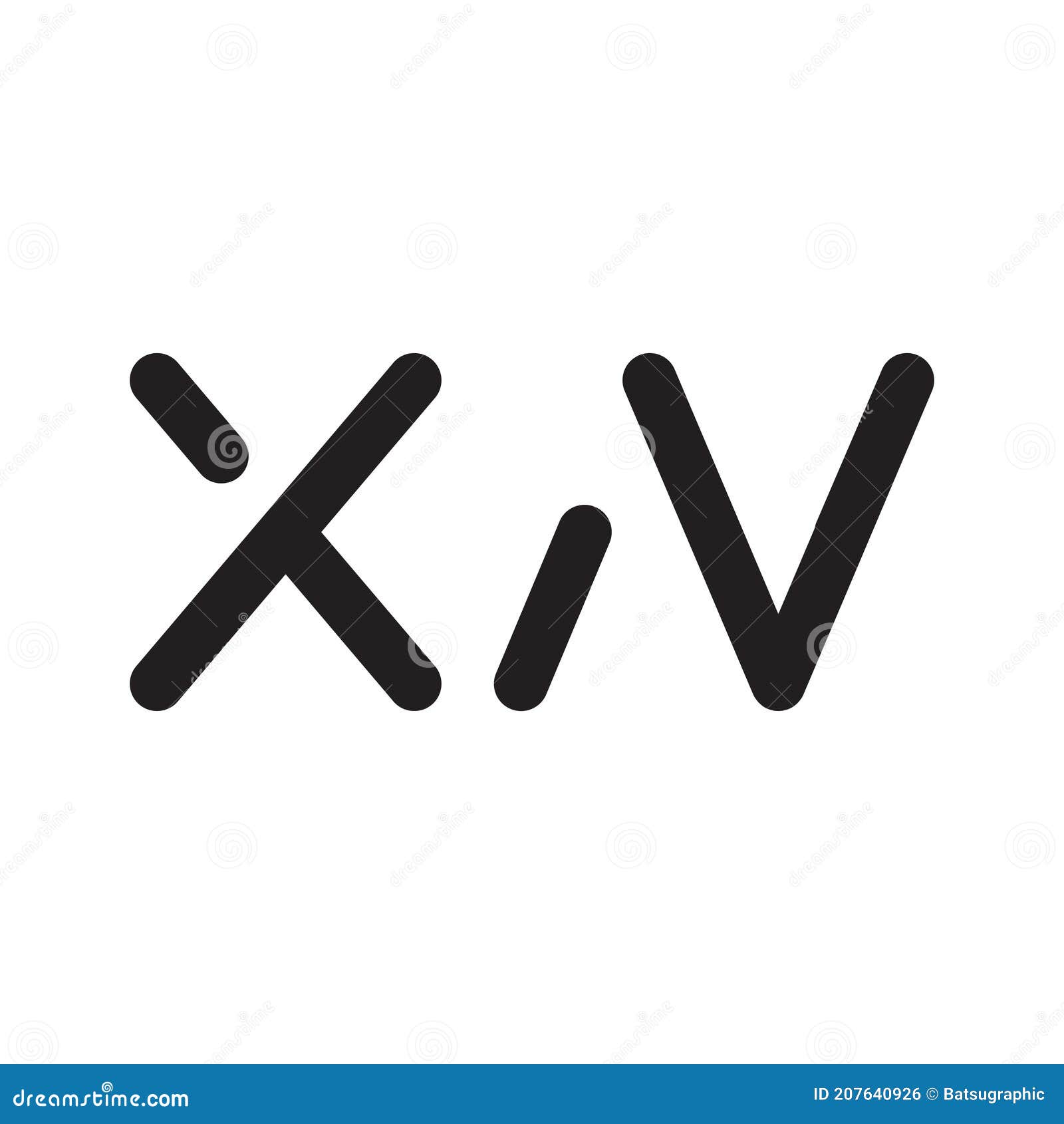 Xn Initial Letter Vector Logo Icon Stock Vector - Illustration of ...