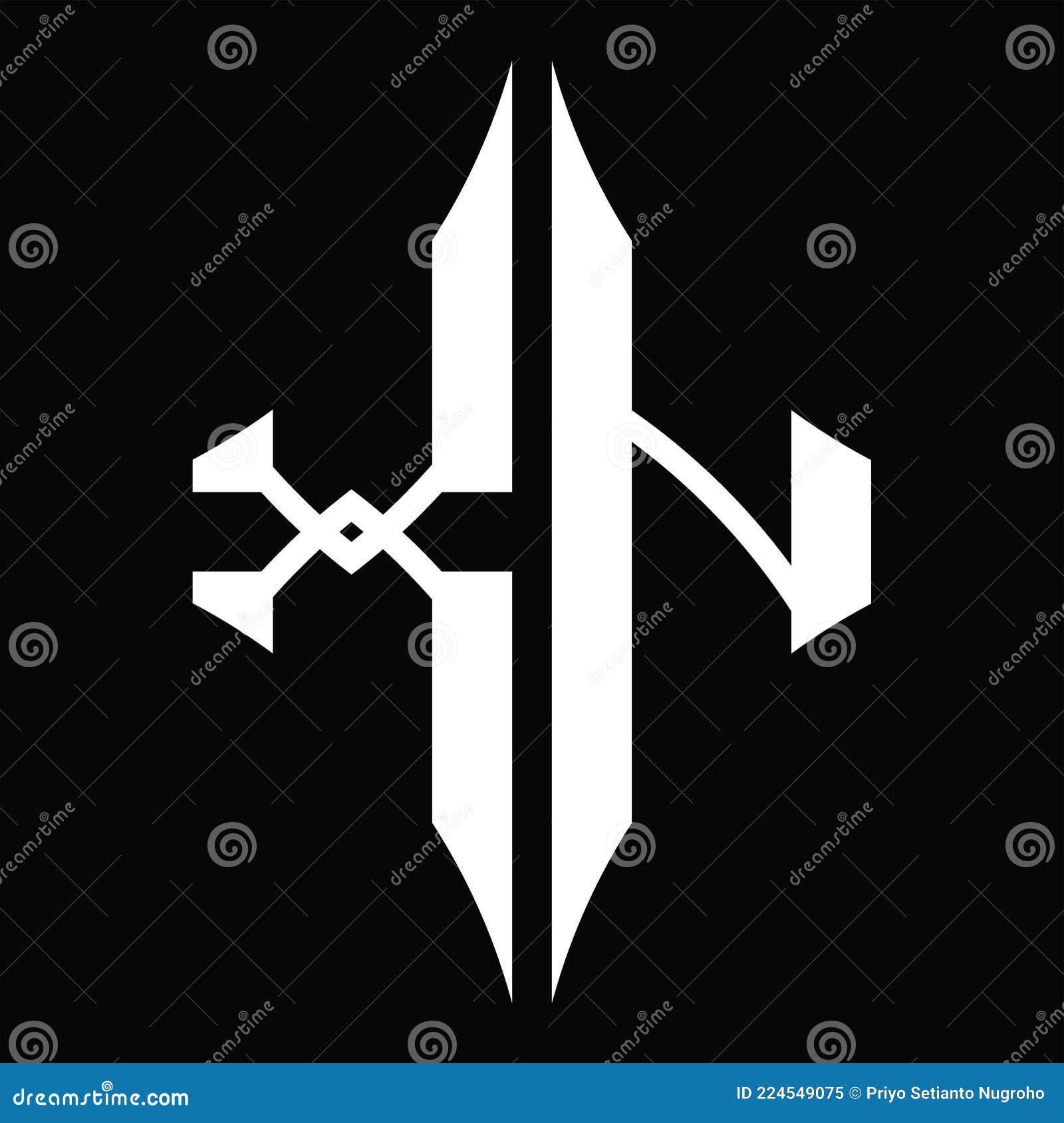 XN Logo Monogram with Diamond Shape Design Template Stock Vector ...