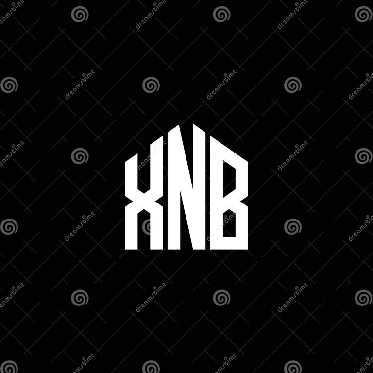 XNB Letter Logo Design on BLACK Background. XNB Creative Initials ...