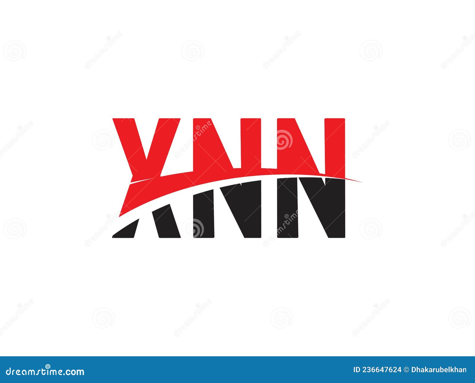 XNN Letter Initial Logo Design Vector Illustration Stock Vector ...
