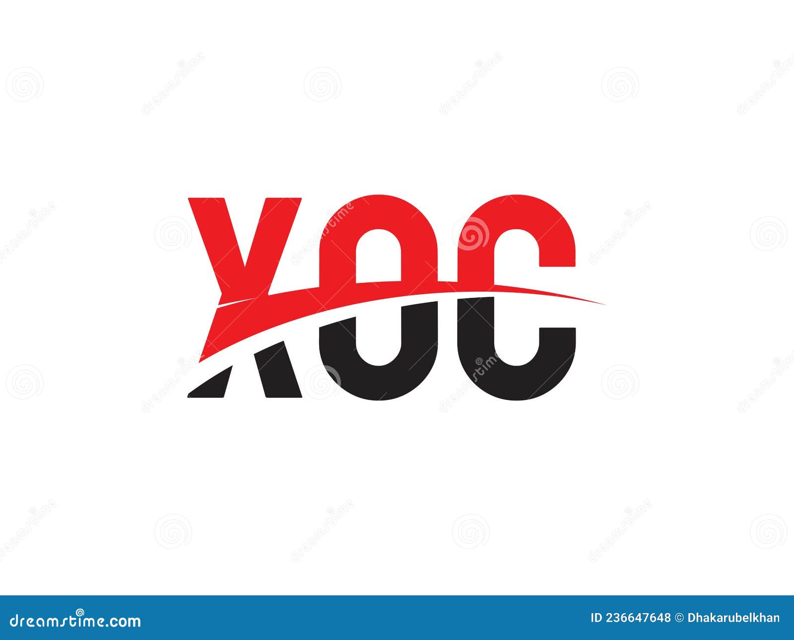 XOC Letter Initial Logo Design Vector Illustration Stock Vector ...