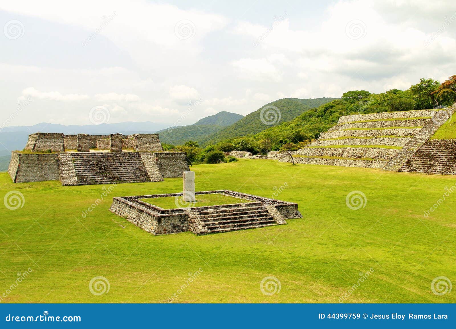 In Xochicalco Pyramid The Representation Of Quetzalcoatl Stock Image ...