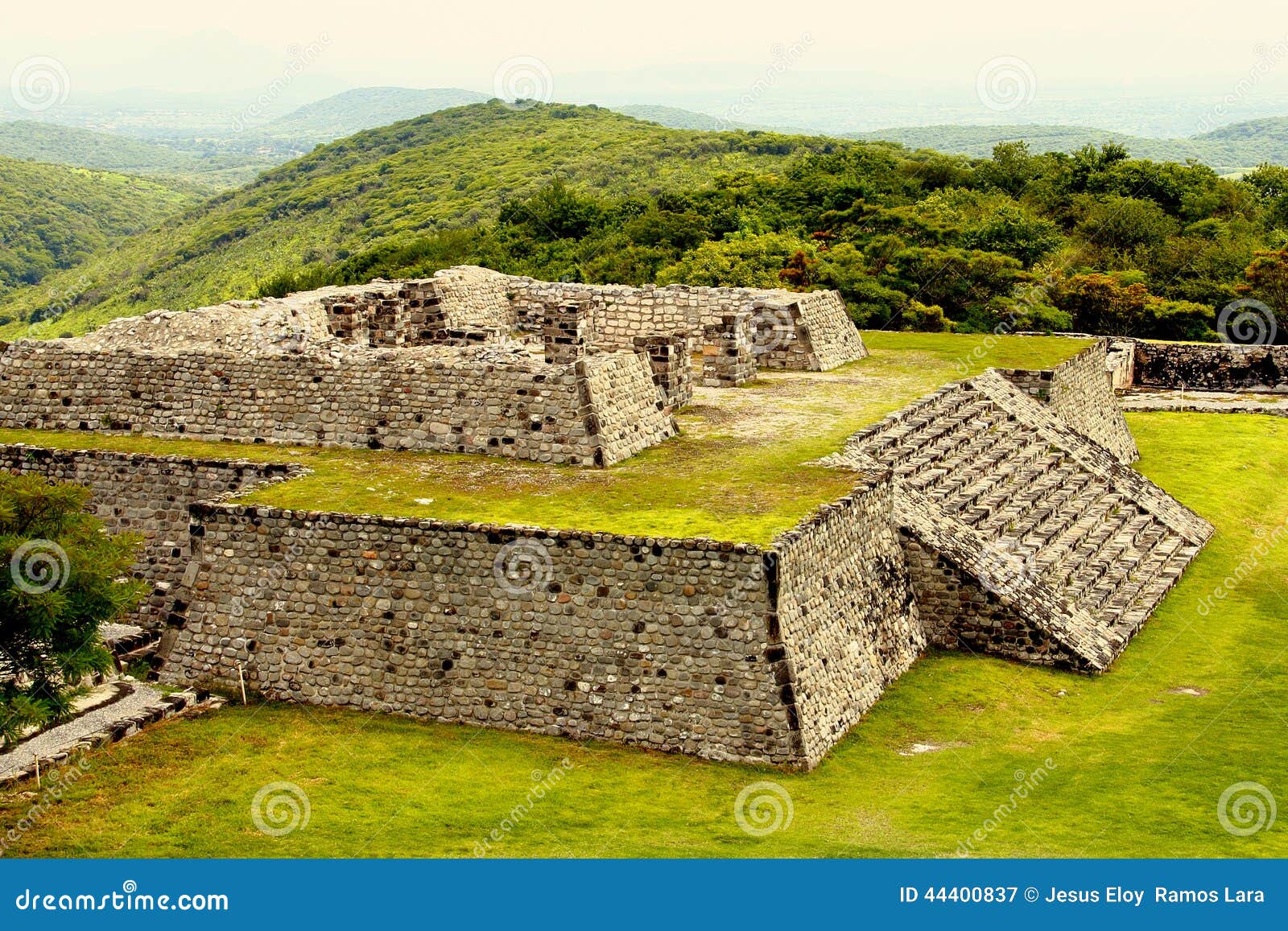 In Xochicalco Pyramid The Representation Of Quetzalcoatl Stock Image ...