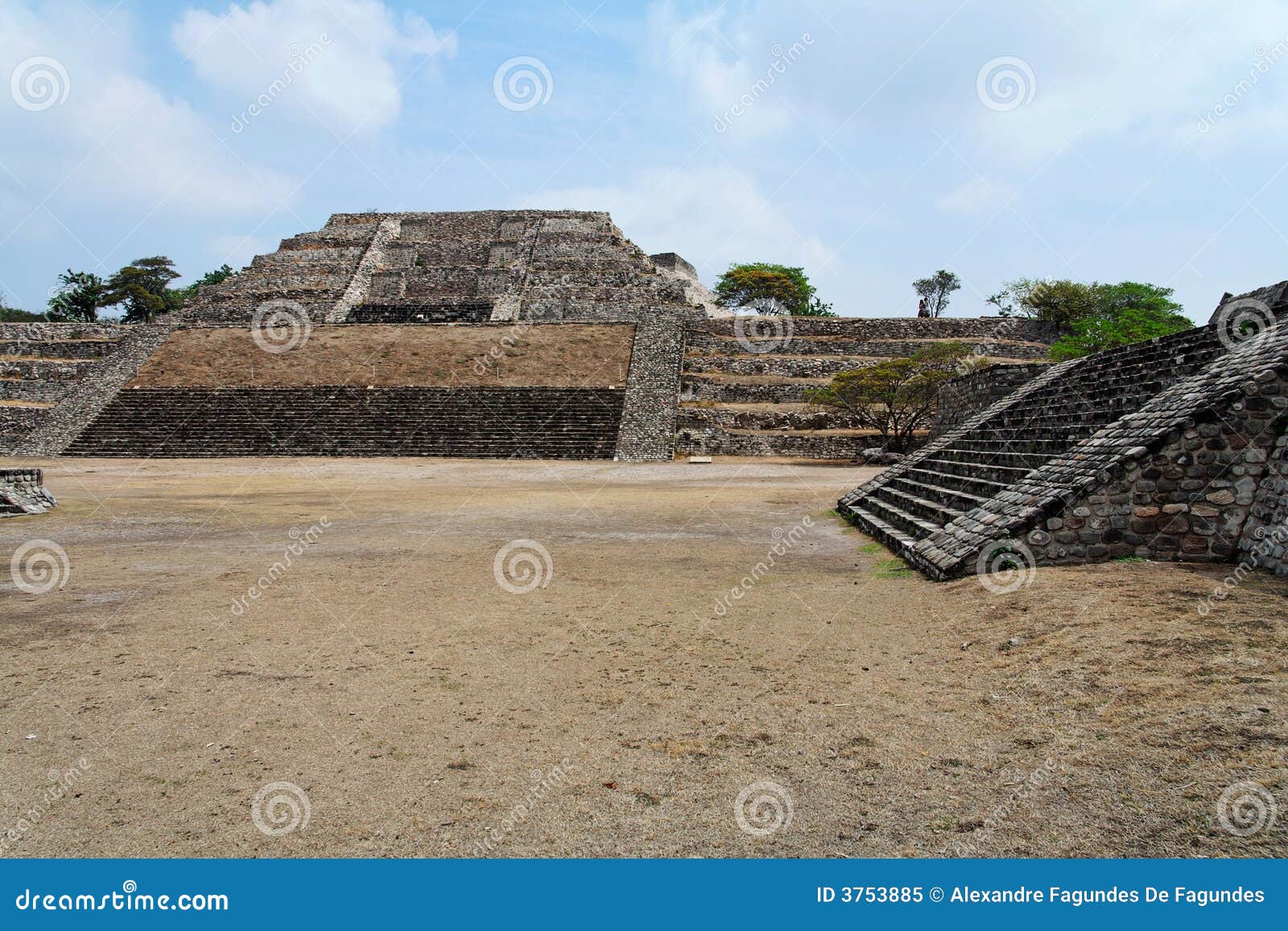 Xochicalco Toltec Ruins Mexico Stock Image - Image of latin, archeology ...