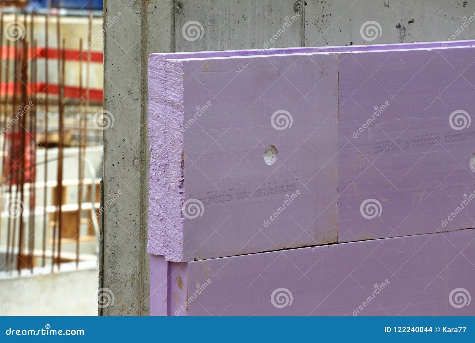 XPS_wall stock photo. Image of basement, energy, thermal - 122240044