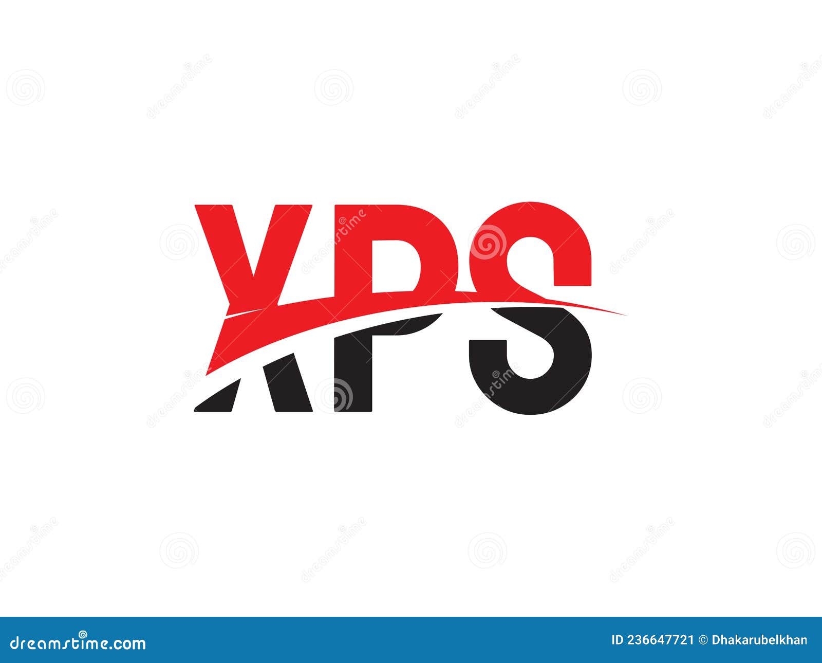 XPS Letter Initial Logo Design Vector Illustration Stock Vector ...