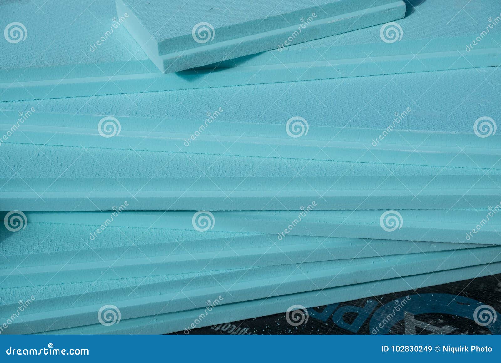 XPS Polystyrene Insulation Boards Stock Image - Image of warm ...