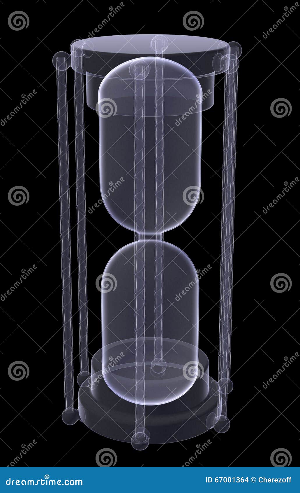 Xray of hourglass stock illustration. Illustration of instrument - 67001364