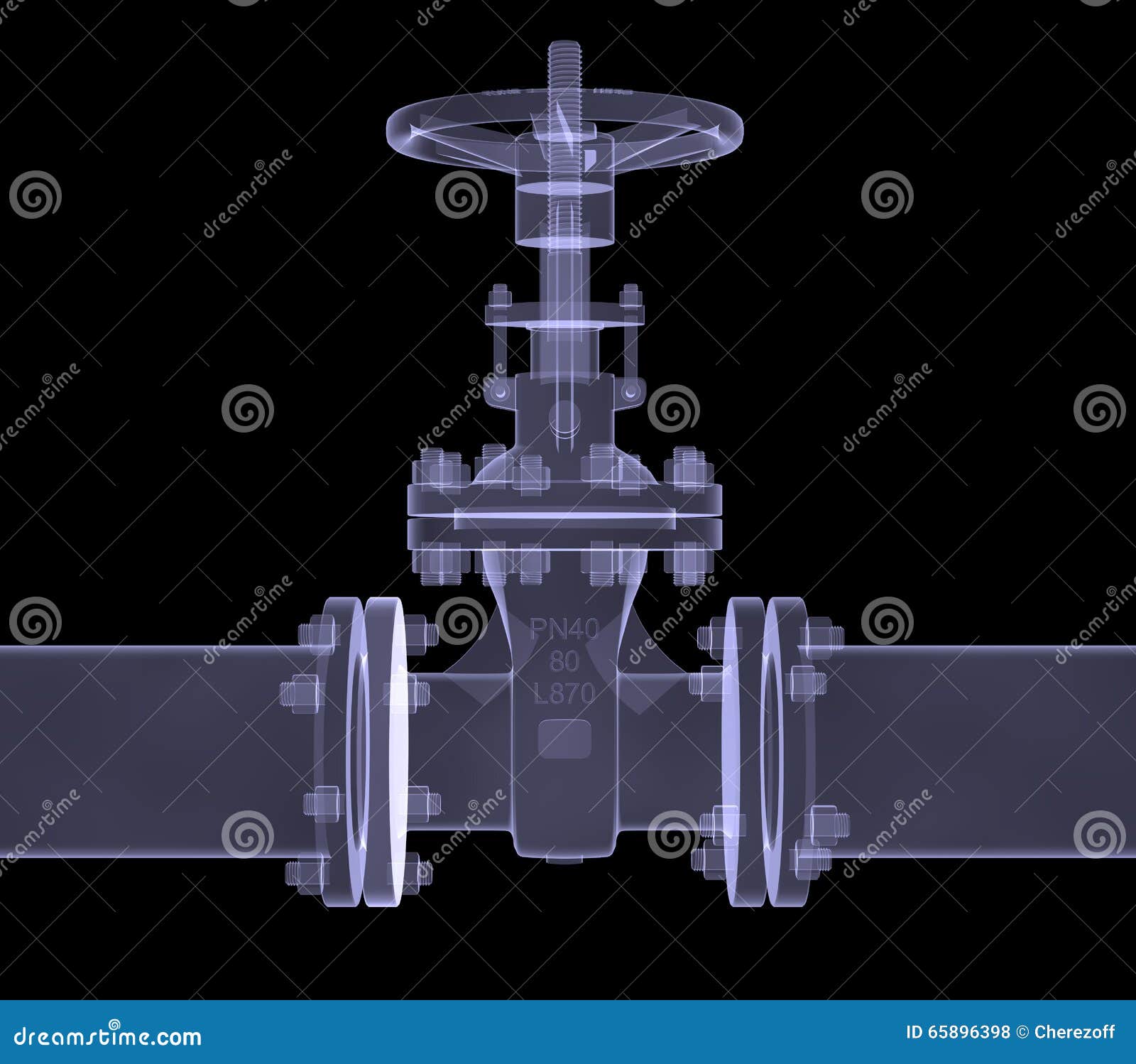 Xray of water pipe stock illustration. Illustration of xray - 65896398