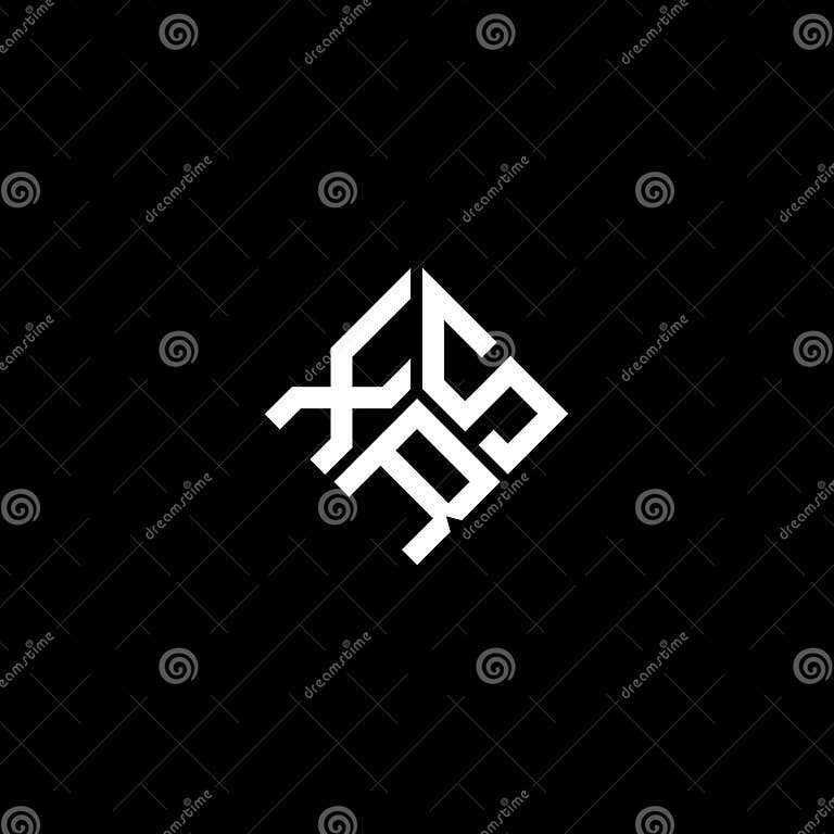 XRS Letter Logo Design on Black Background. XRS Creative Initials ...