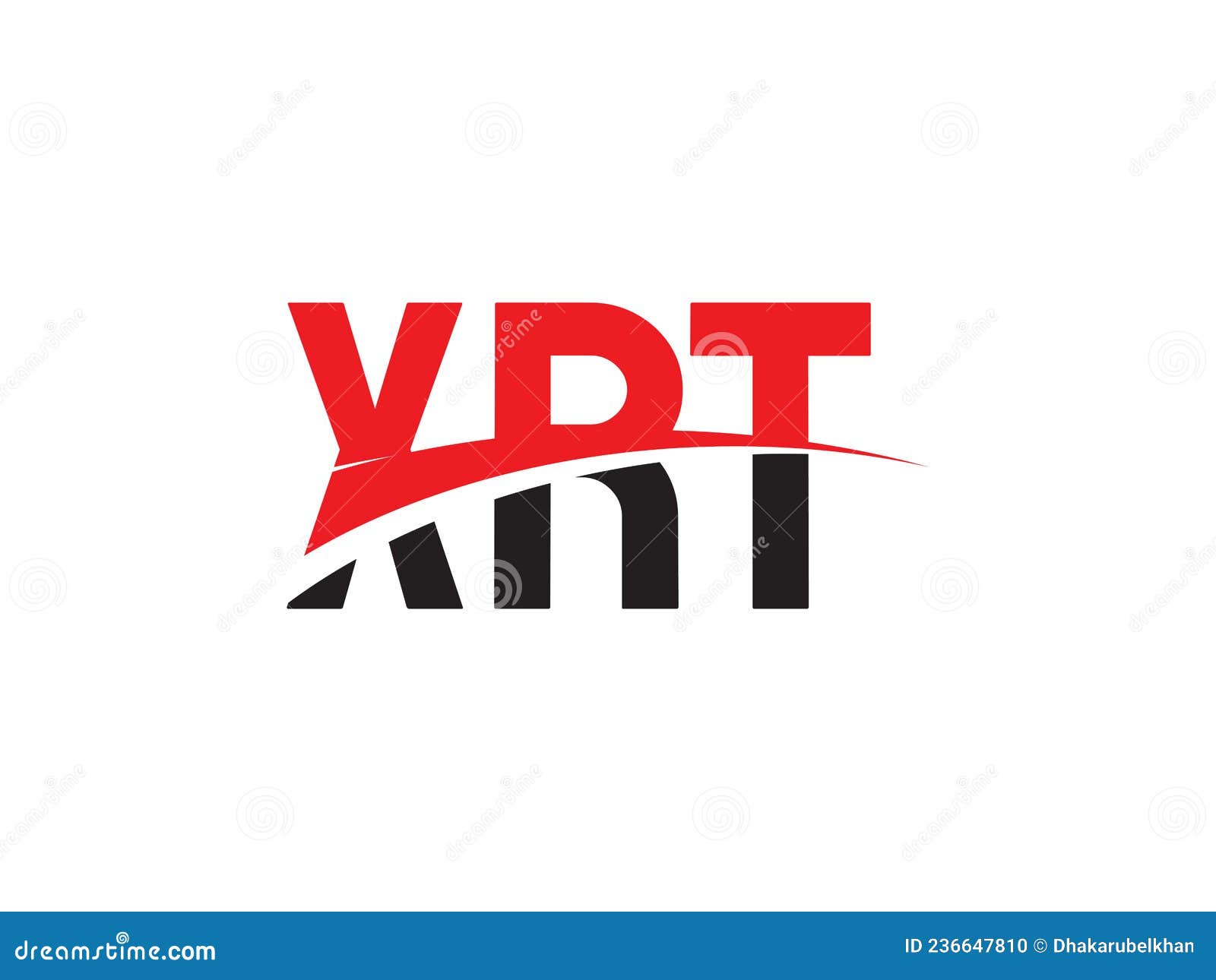 XRT Letter Initial Logo Design Vector Illustration Stock Vector ...
