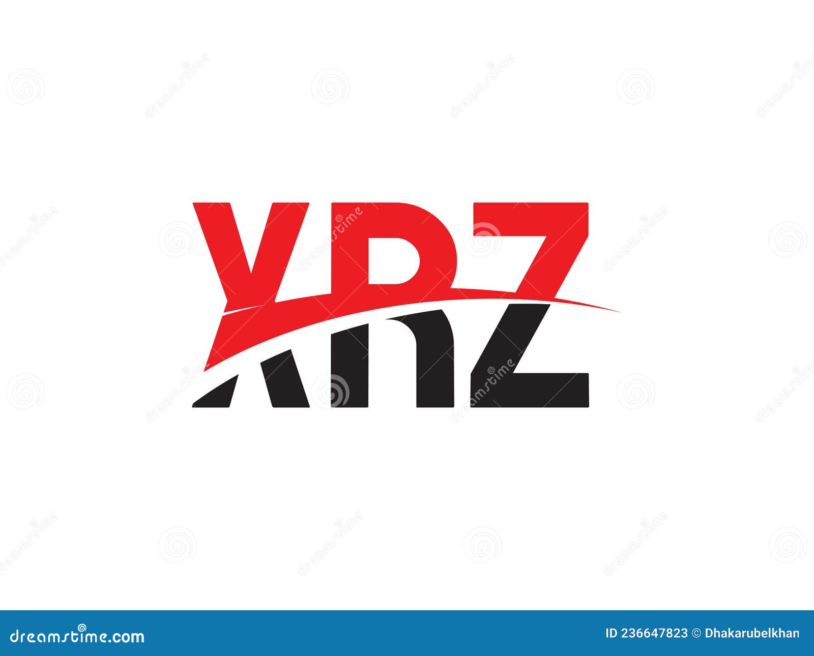 XRZ Letter Initial Logo Design Vector Illustration Stock Vector ...
