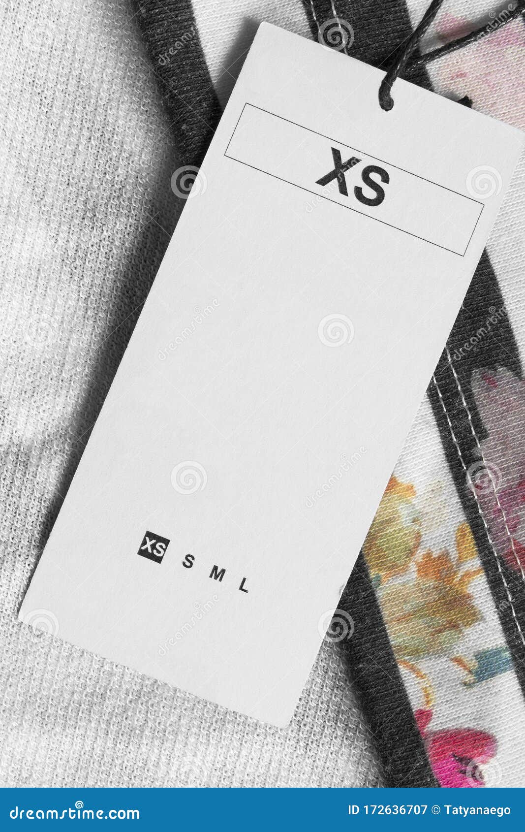 XS clothes label stock image. Image of fashion, information - 172636707